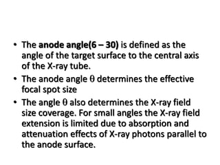 Production of xrays | PPTX