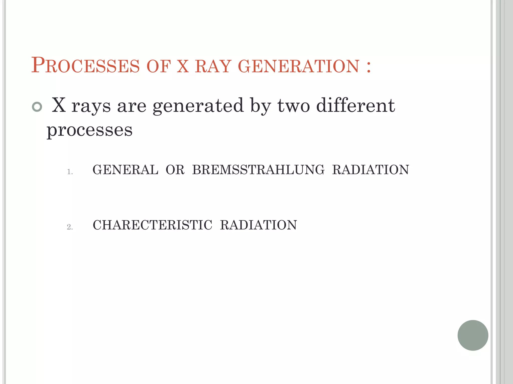 Production of x rays | PDF