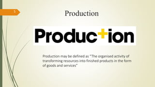 Production & operation management | PPTX