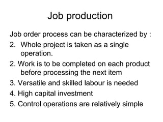 Production & operation mgt | PPT