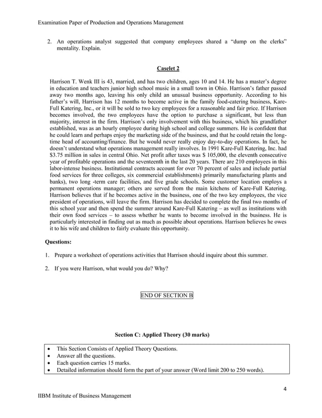 Production & operations management | PDF