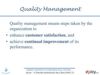 Production & operations management | PPT