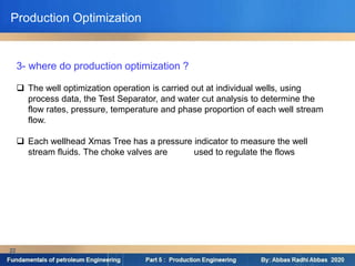 Production Optimization Techniques on and offshore. | PDF