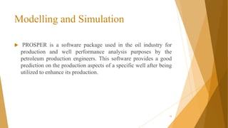 Production optimization using gas lift technique | PPTX