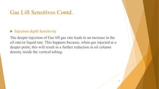 Production optimization using gas lift technique | PPTX