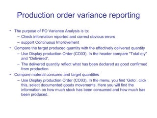 Production order - Murali krishna nookella | PPT