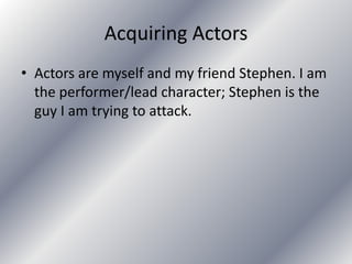 Production Outline | PPTX