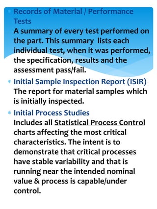 Production part approval process ppt 1 | PPTX