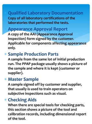Production part approval process ppt 1 | PPTX