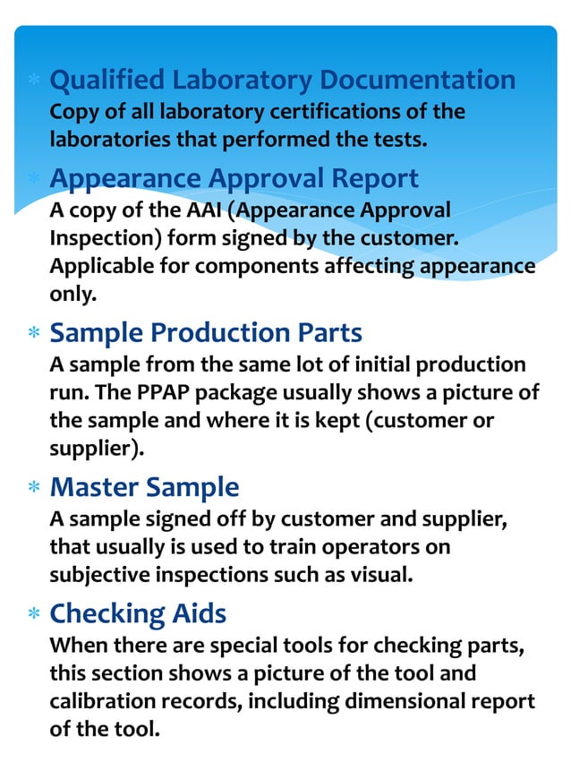 Production part approval process ppt 1 | PPTX