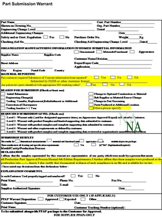 Production part approval process ppt 1 | PPTX