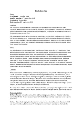 Production plan | PDF