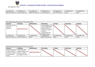 Production plan | PPT