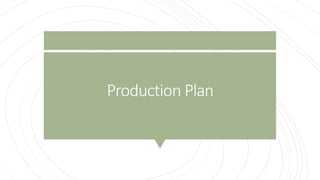 Production plan | PPT