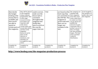 Production Plan | PPT