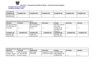 Production Plan | DOCX