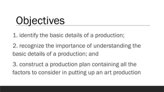Production Planning ajdalkjfknekenlen flnln | PPT