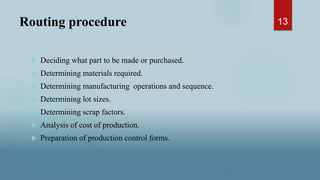 Production planning and control | PPTX