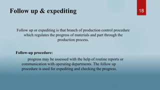 Production planning and control | PPTX