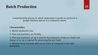 Production planning and control | PPTX