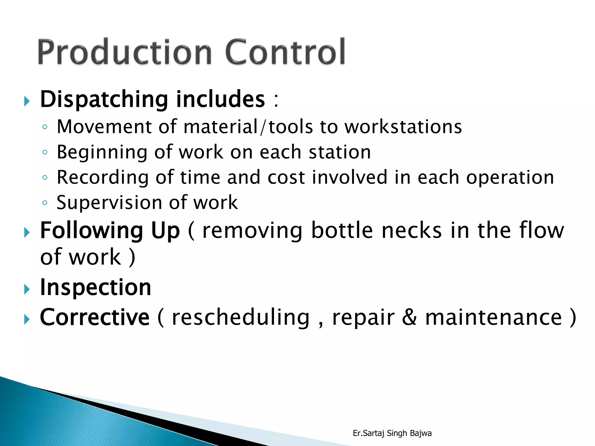 Production planning and control | PPT