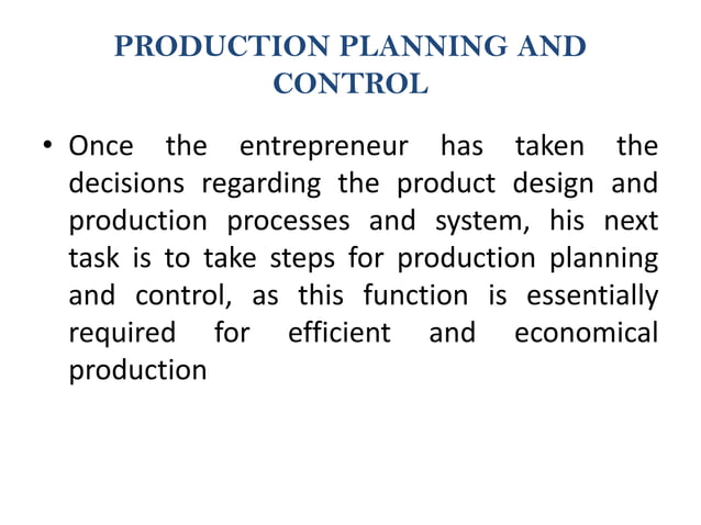 Production planning and control | PDF | Mechanical and Industrial ...