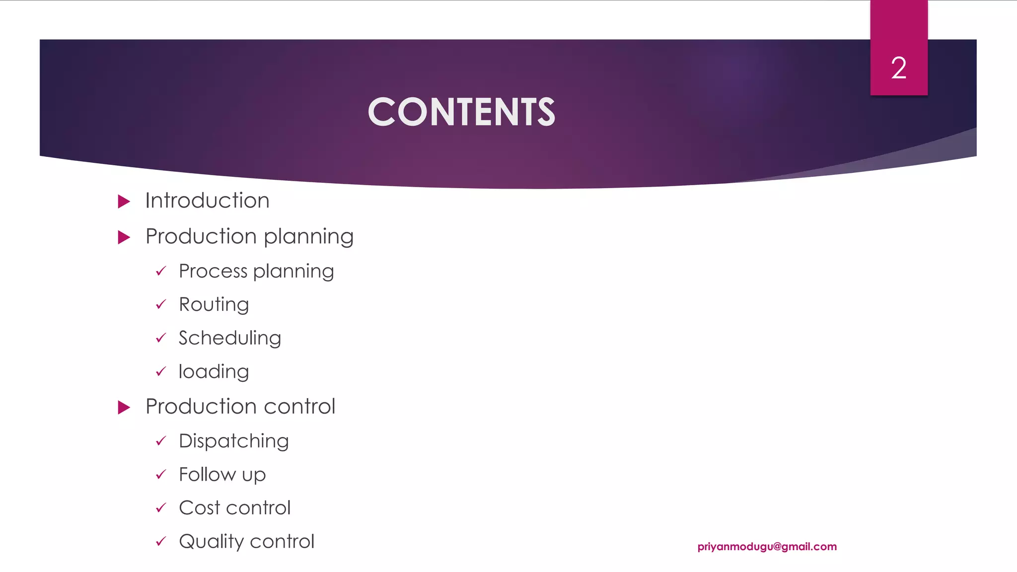 PRODUCTION PLANNING AND CONTROL | PDF