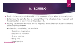 PRODUCTION PLANNING AND CONTROL | PDF