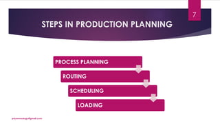 PRODUCTION PLANNING AND CONTROL | PDF