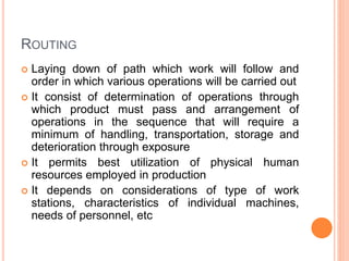 Production planning and control | PPTX