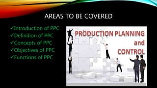 Production planning and control | PPTX