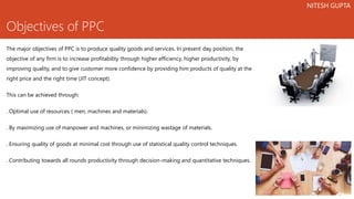 Production planning and control | PPT