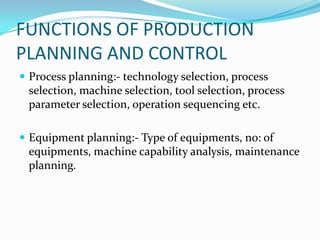 Production planning and_control-an_introduction | PPTX