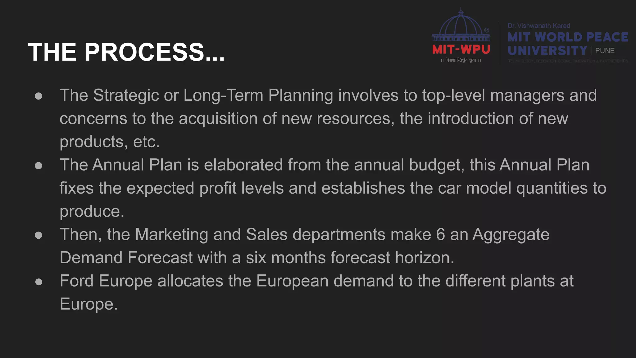 Production planning and control at ford | PDF
