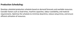 Production Planning and Control How to Optimise Your Manufacturing ...