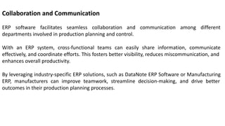 Production Planning and Control How to Optimise Your Manufacturing ...