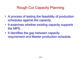 Production planning and scheduling | PPT