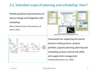 On the complexity of production planning and scheduling in the ...