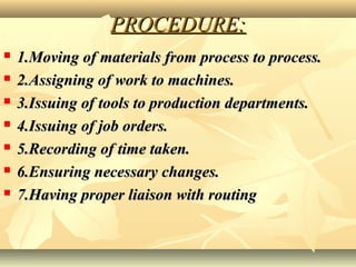 Production planning & control | PPT | Manufacturing Industry | Industries