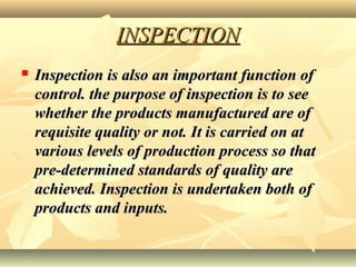 Production planning & control | PPT