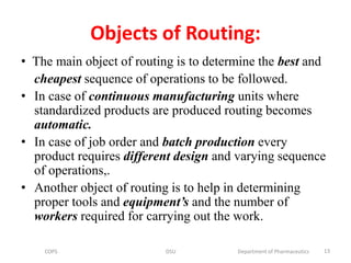 Production and planning control | PPTX
