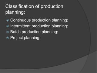 Production planning & control | PPSX