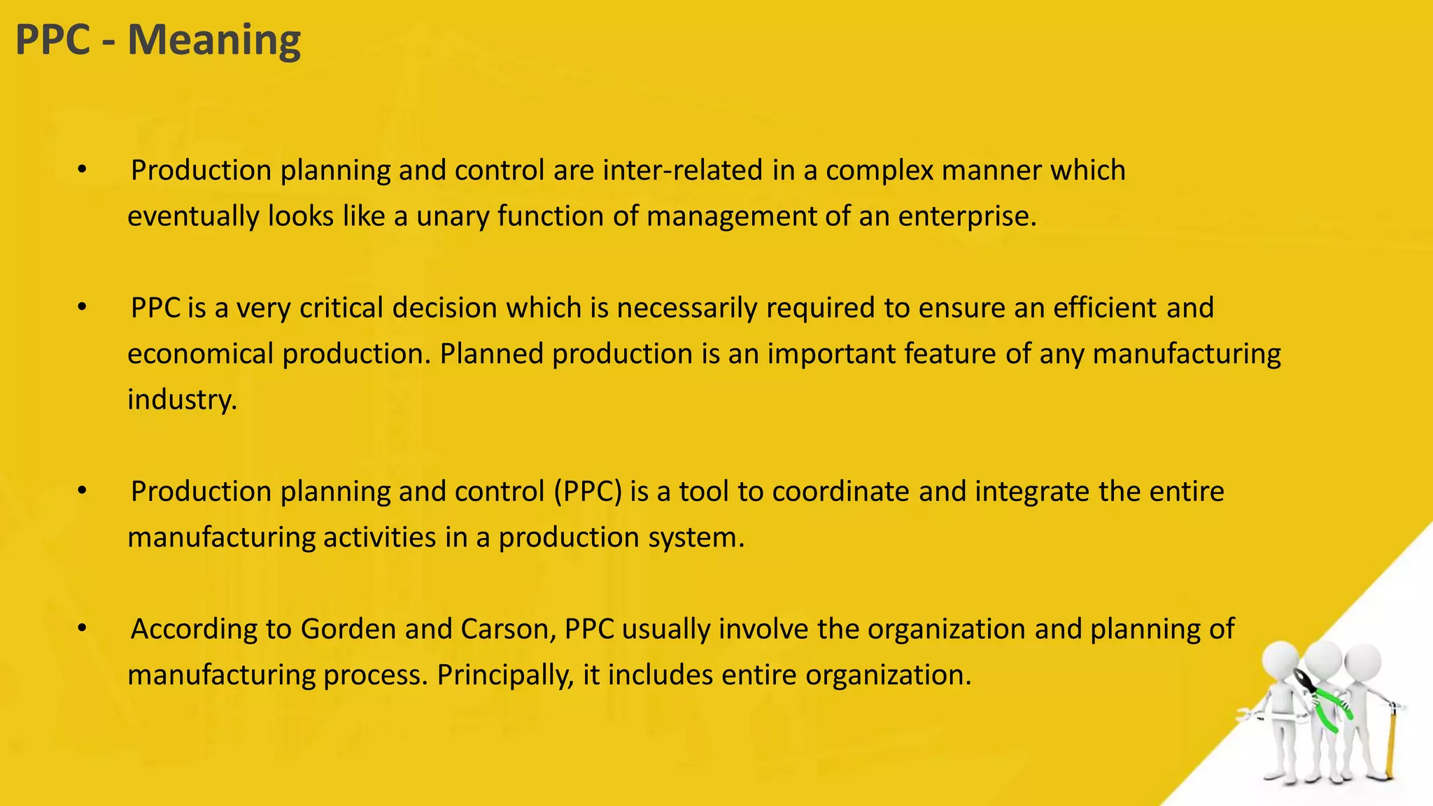Production planning and control - PPC | PDF