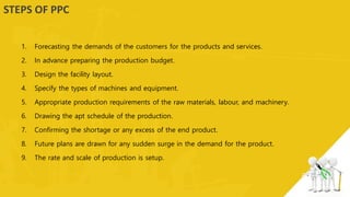 Production planning and control - PPC | PDF