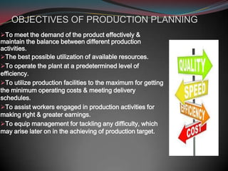 Productionplanning control power point presentation | PPTX | Logistics ...