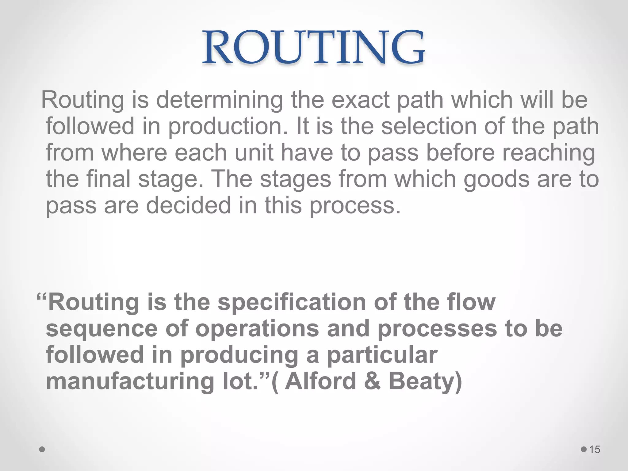 Production planning control ppt | PPTX