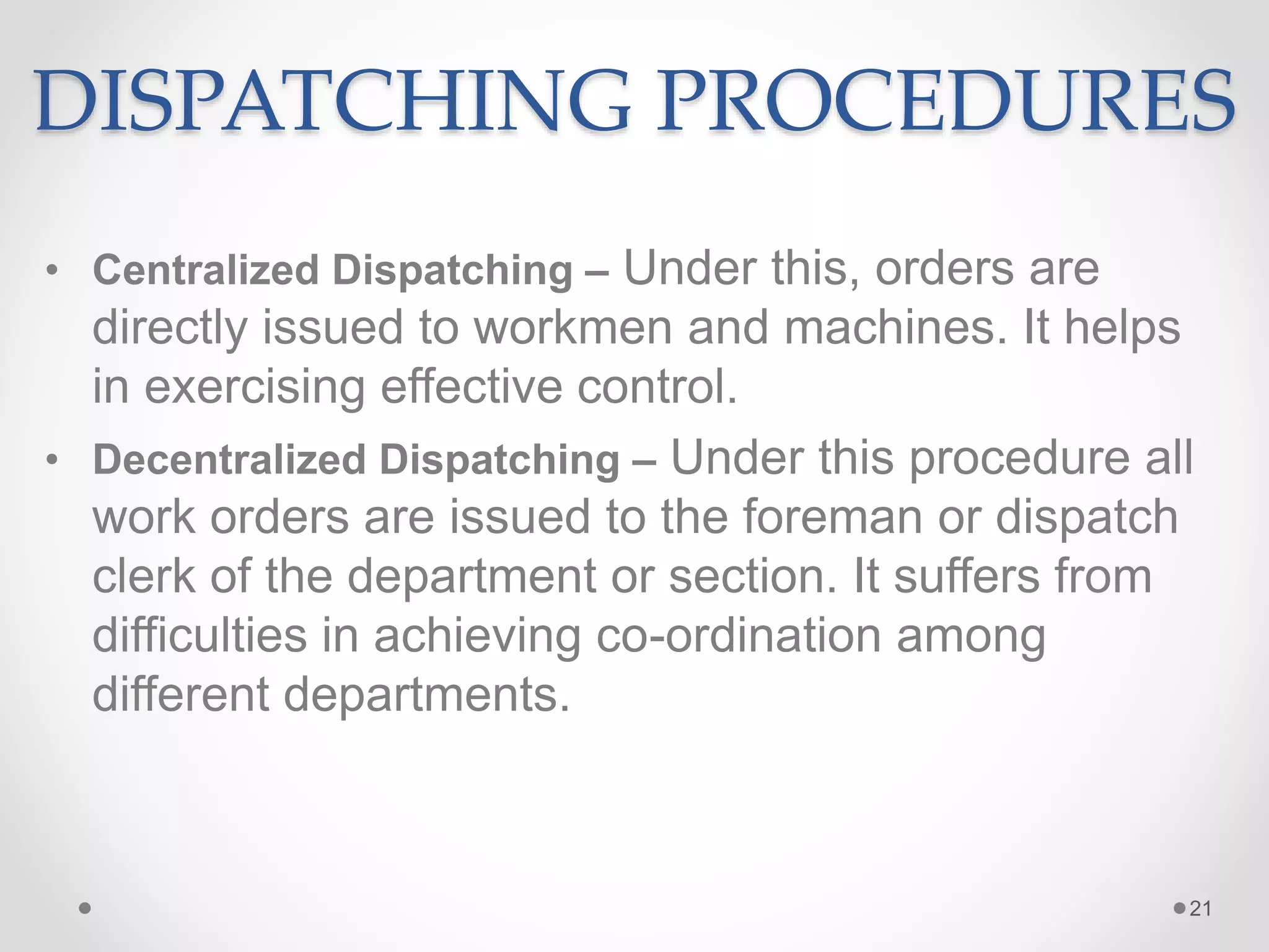 Production planning control ppt | PPTX