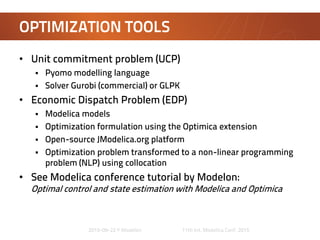 Production planning for distributed district heating with JModelica.org