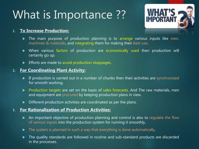 Production planning, routing, scheduling, Activating, Monitoring | PPTX