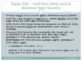 Production planning tamil | PDF